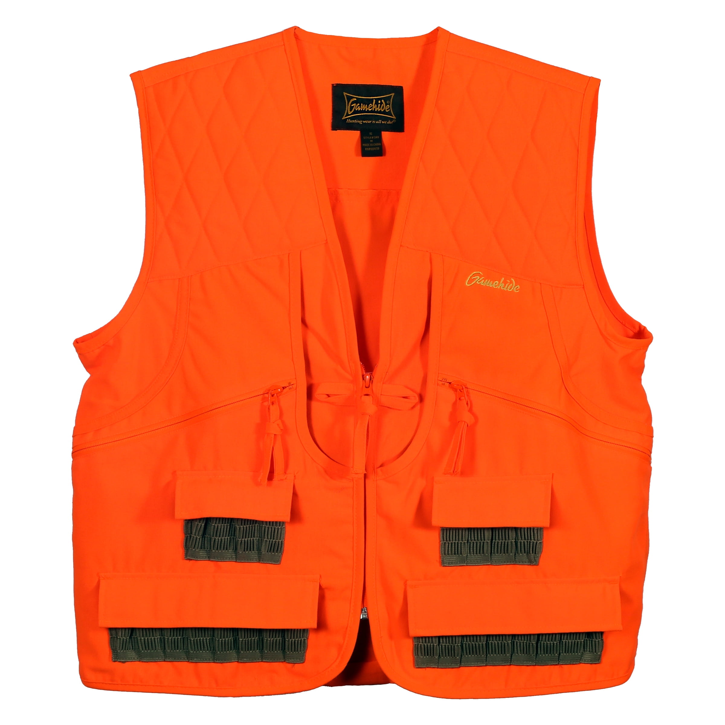 Gamehide Vest Upland Pheasant Hunting Blaze Orange - 3X - Walmart.com
