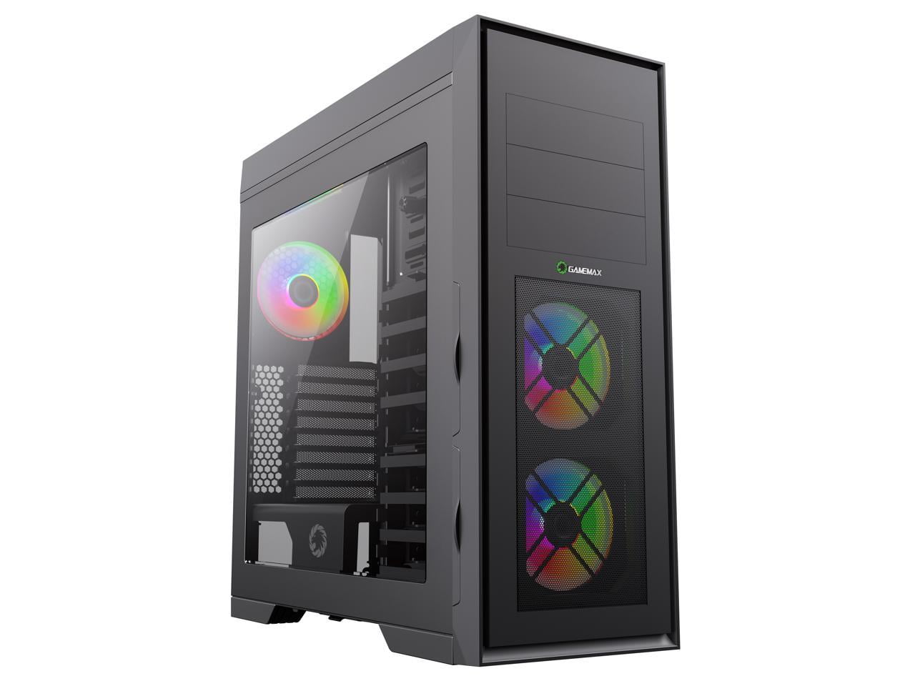 GameMax Master M905-RGB E-ATX Full Tower Gaming Case with 3 Pre ...