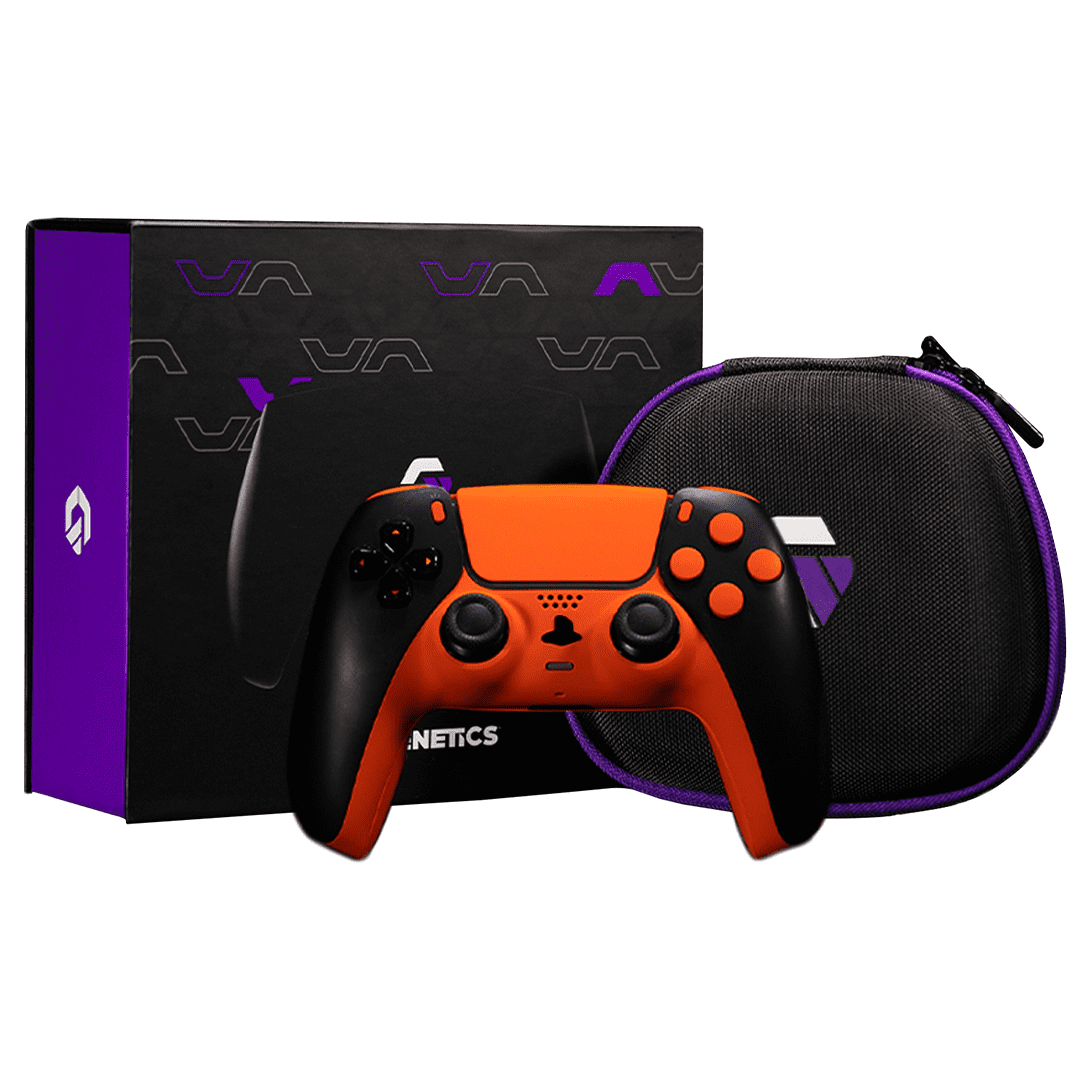 Gamenetics Custom Blaze Orange Black Official Wireless Bluetooth ...