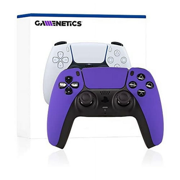 Gamenetics PS5 Custom Wireless Bluetooth Controller - PC - Un-Modded - Soft Touch Purple Haze ...