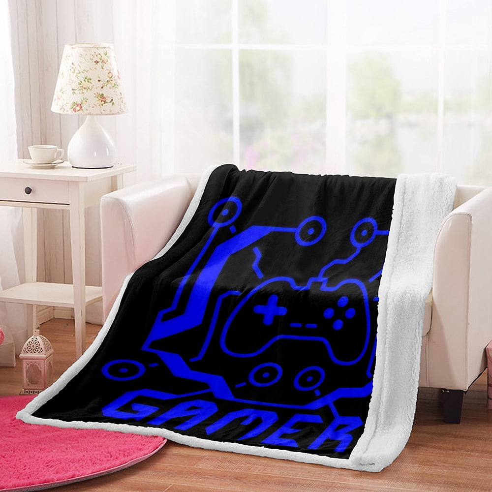 Bedding Gaming Throw Blanket Super Soft Gamer Gift for Couch Sofa for ...