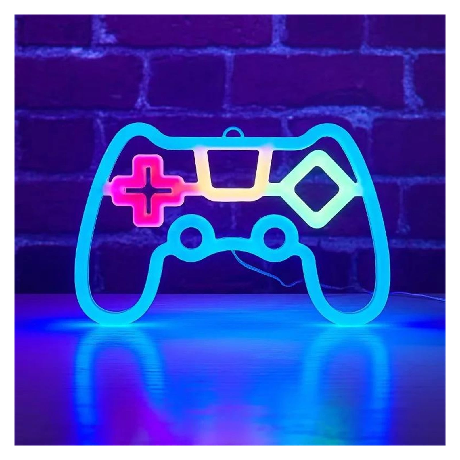 Gamepad Controller Neon Signs Gaming Wall Lights Decor For Game Room ...