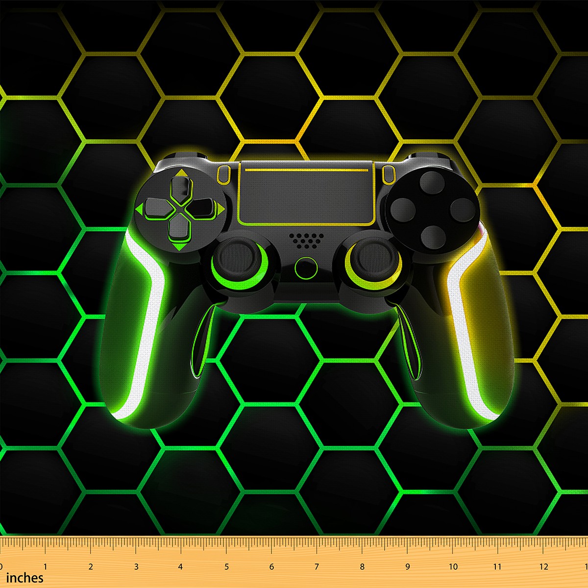 Gamepad Fabric By The Yard,Game Console Honeycomb Craft Patchwork ...
