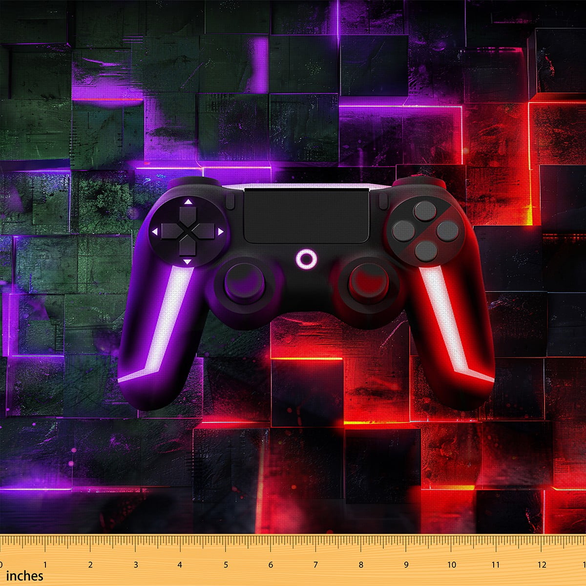 Gamepad Fabric By The Yard,Gaming Controller Gamer Craft Patchwork ...