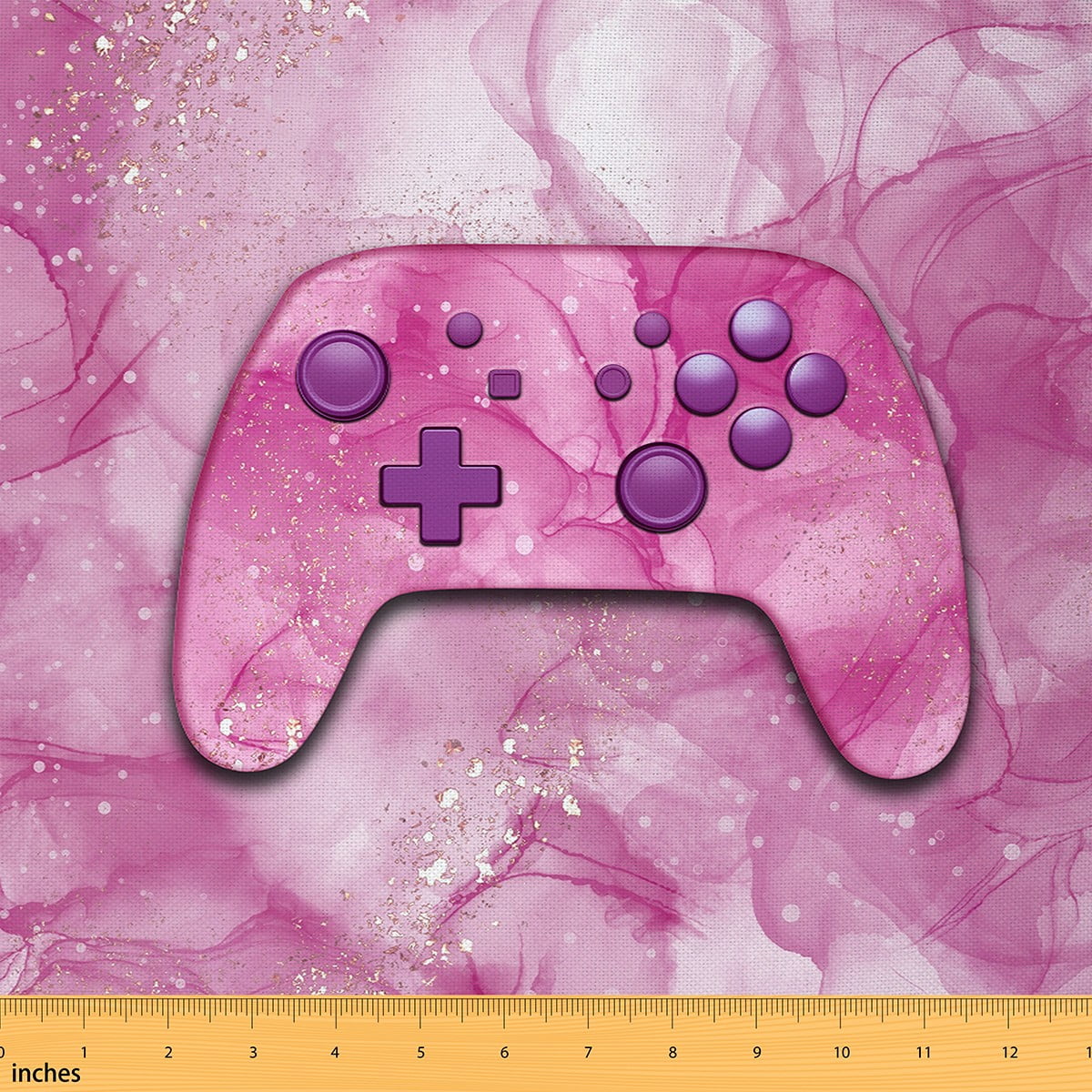 Gamepad Fabric By The Yard, Gaming Controller Gamer Upholstery Fabric ...