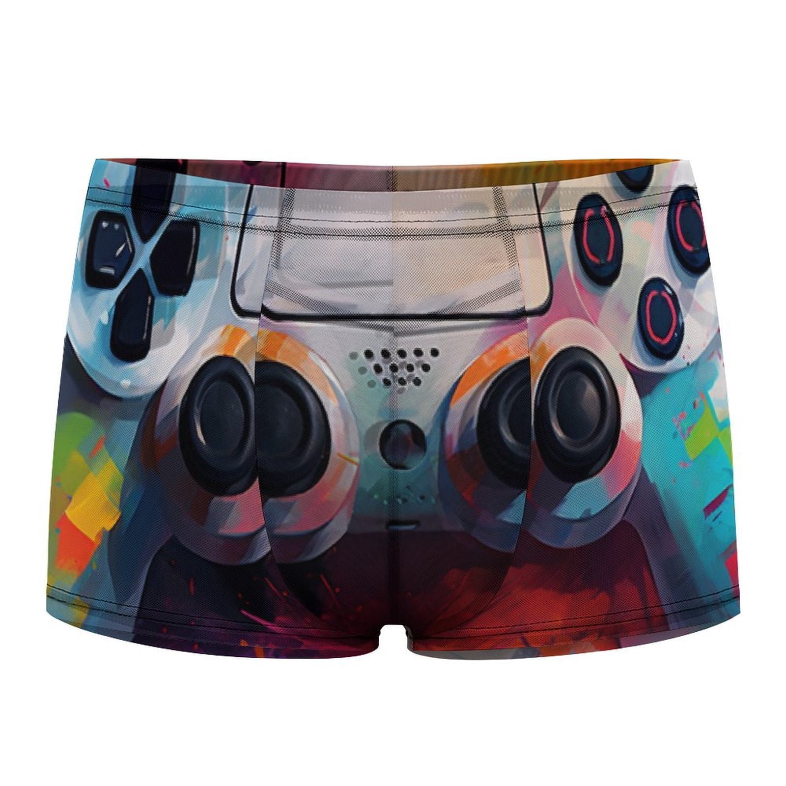 Gamepad Game Colorful Game Controller Men's Mesh Boxer Briefs Cooling ...