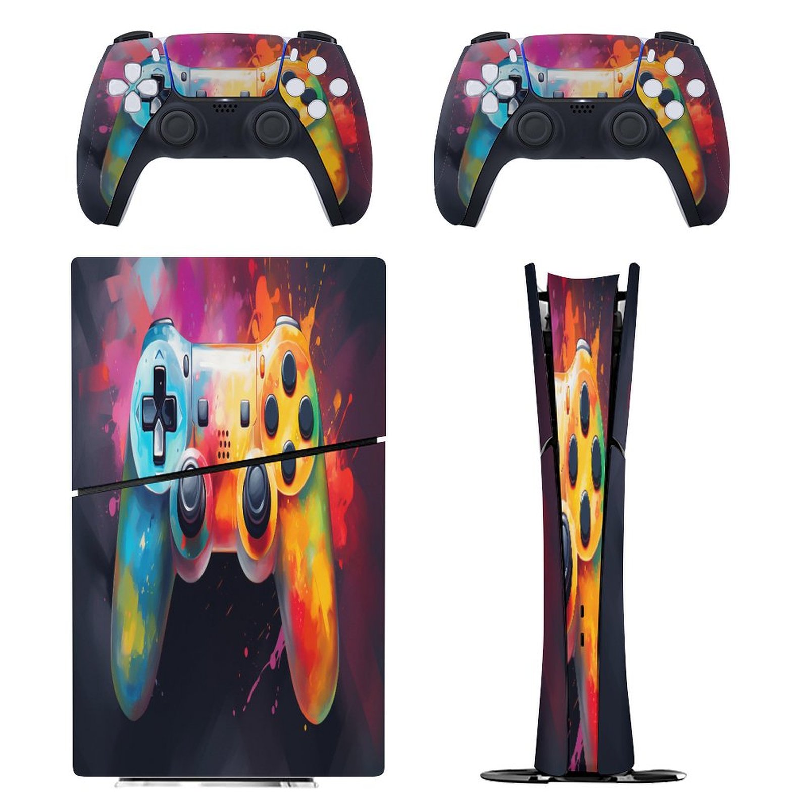 Gamepad Game Colorful Game Controller PS5/PS5 Pro/PS5 Slim Digital Disc ...