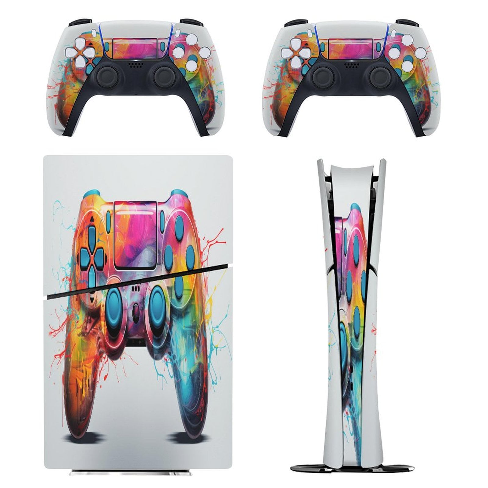 Gamepad Game Colorful Game Controller PS5/PS5 Pro/PS5 Slim Digital Disc ...