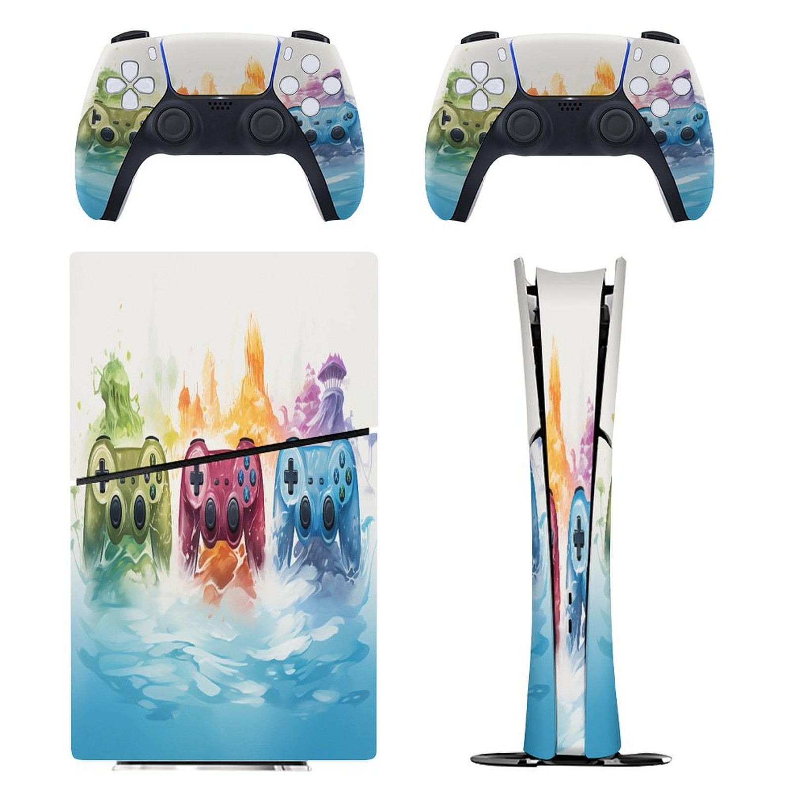 Gamepad Game Colorful Game Controller PS5/PS5 Pro/PS5 Slim Digital Disc ...