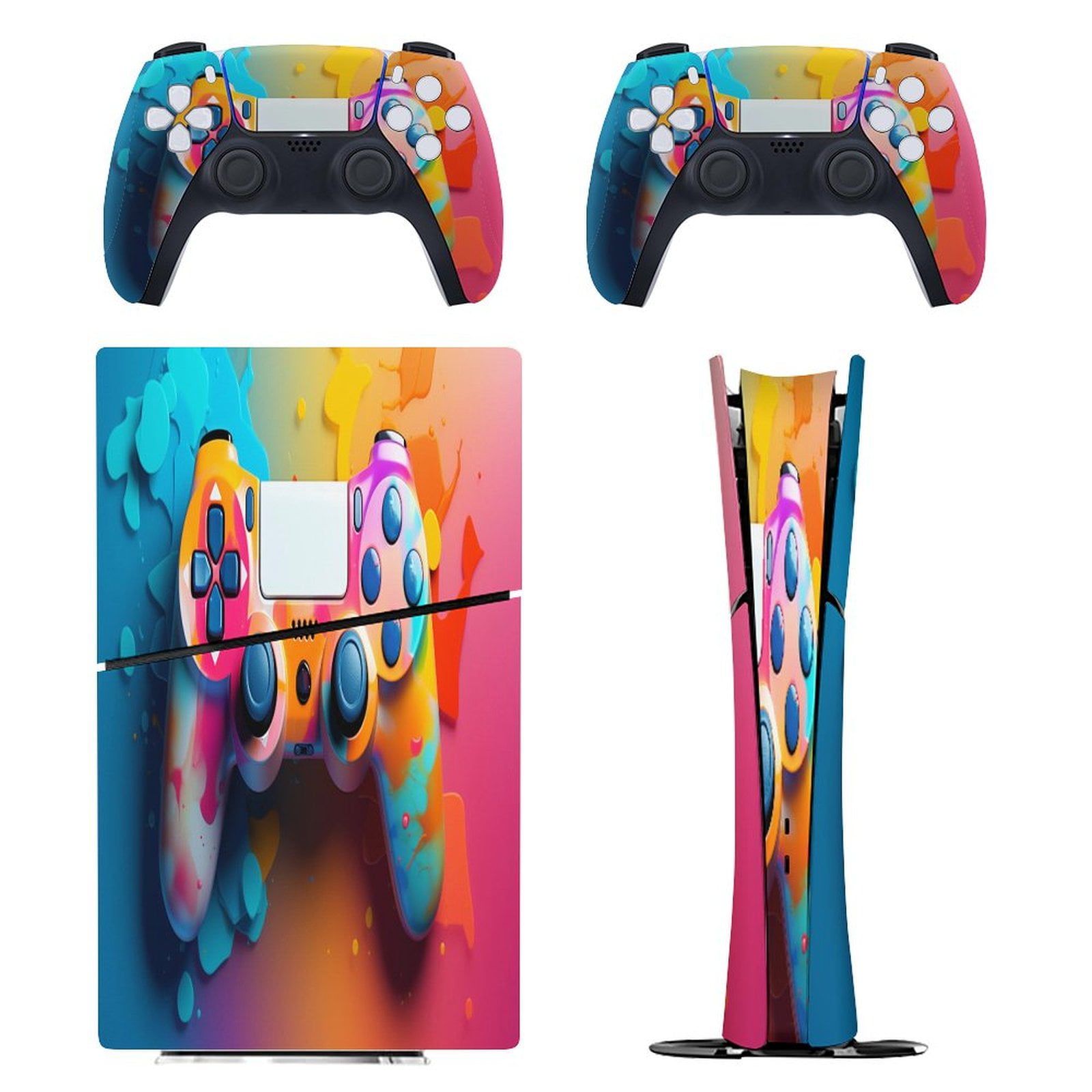 Gamepad Game Colorful Game Controller PS5/PS5 Pro/PS5 Slim Digital Disc ...