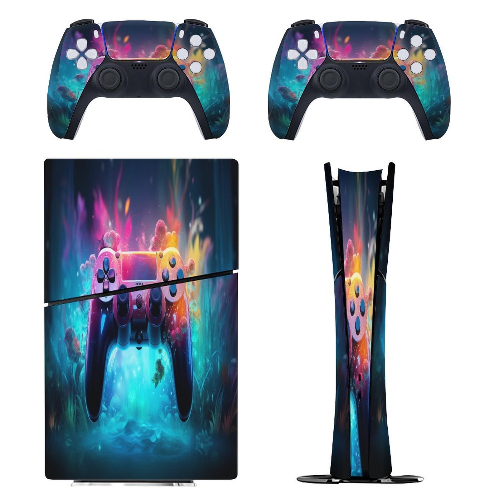 Gamepad Game Colorful Game Controller PS5/PS5 Pro/PS5 Slim Digital Disc ...