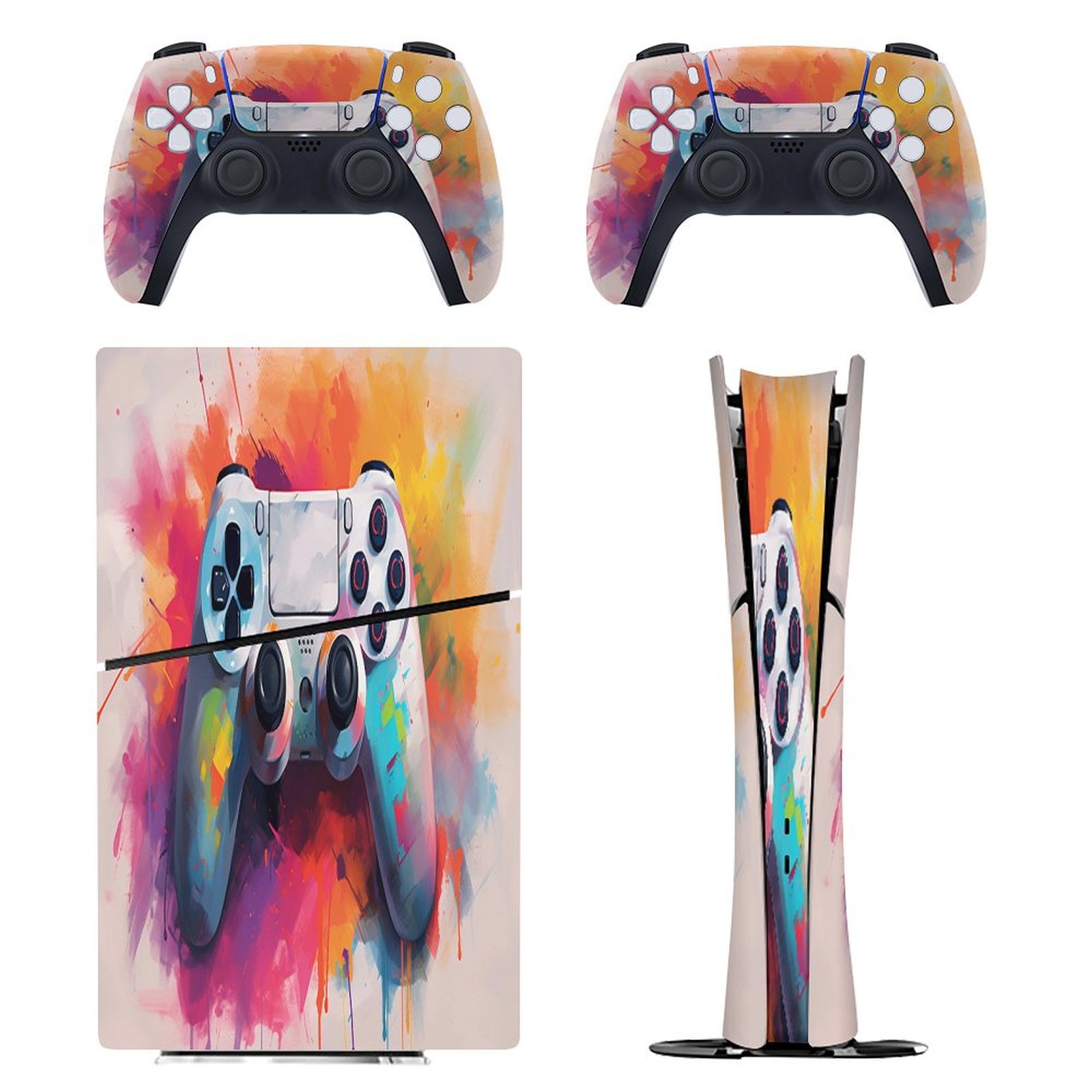 Gamepad Game Colorful Game Controller PS5/PS5 Pro/PS5 Slim Digital Disc ...