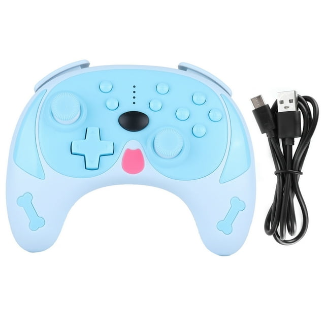 Gamepad with Joystick Wireless Gaming Controller with Dual Motors ...