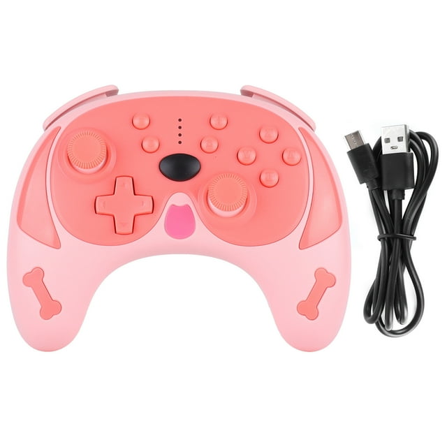 Gamepad with Joystick Wireless Gaming Controller with Dual Motors ...