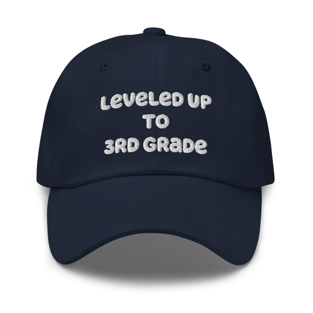 Gamer Back To School First Day Classic Dad Hat, Leveled Up To Third 3rd ...