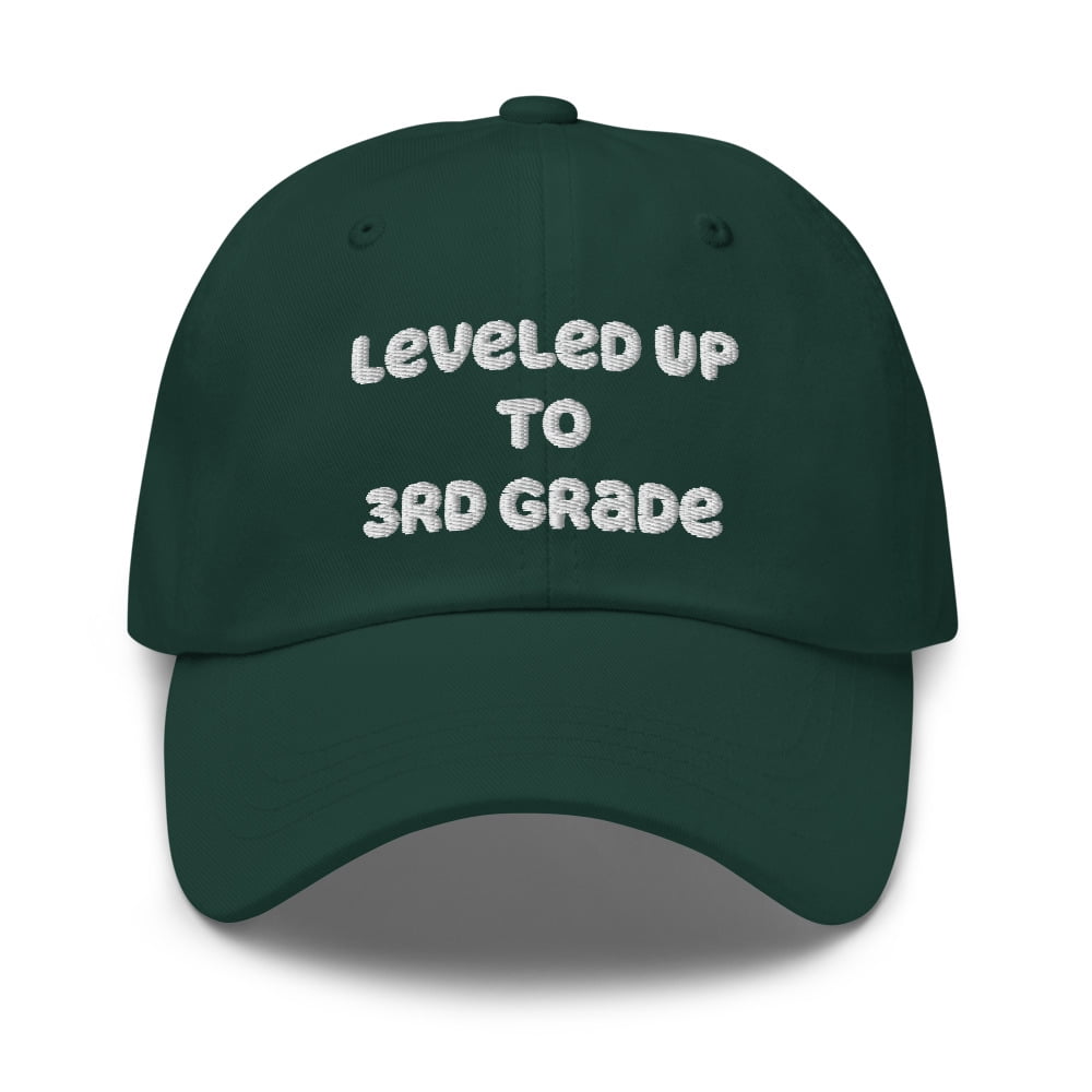 Gamer Back To School First Day Classic Dad Hat, Leveled Up To Third 3rd ...
