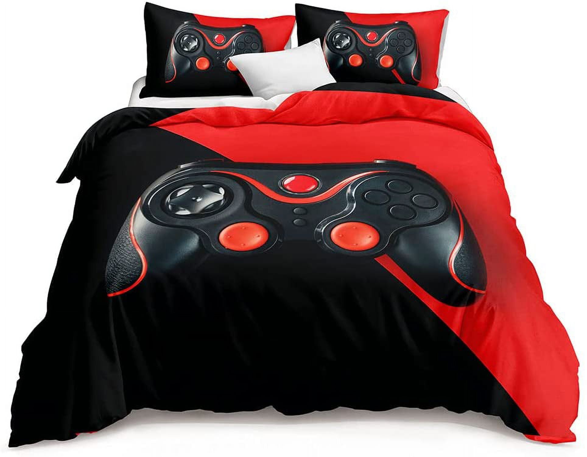 Gamer Bedding Sets for Boys, Gaming Duvet Cover Set Twin Size,Boys ...
