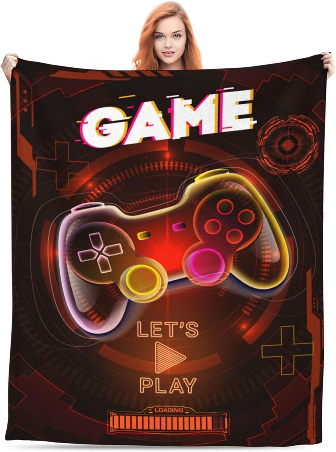 Gamer Blanket for Boys,Kids Gaming Throw Blanket for Boys and Girls ...