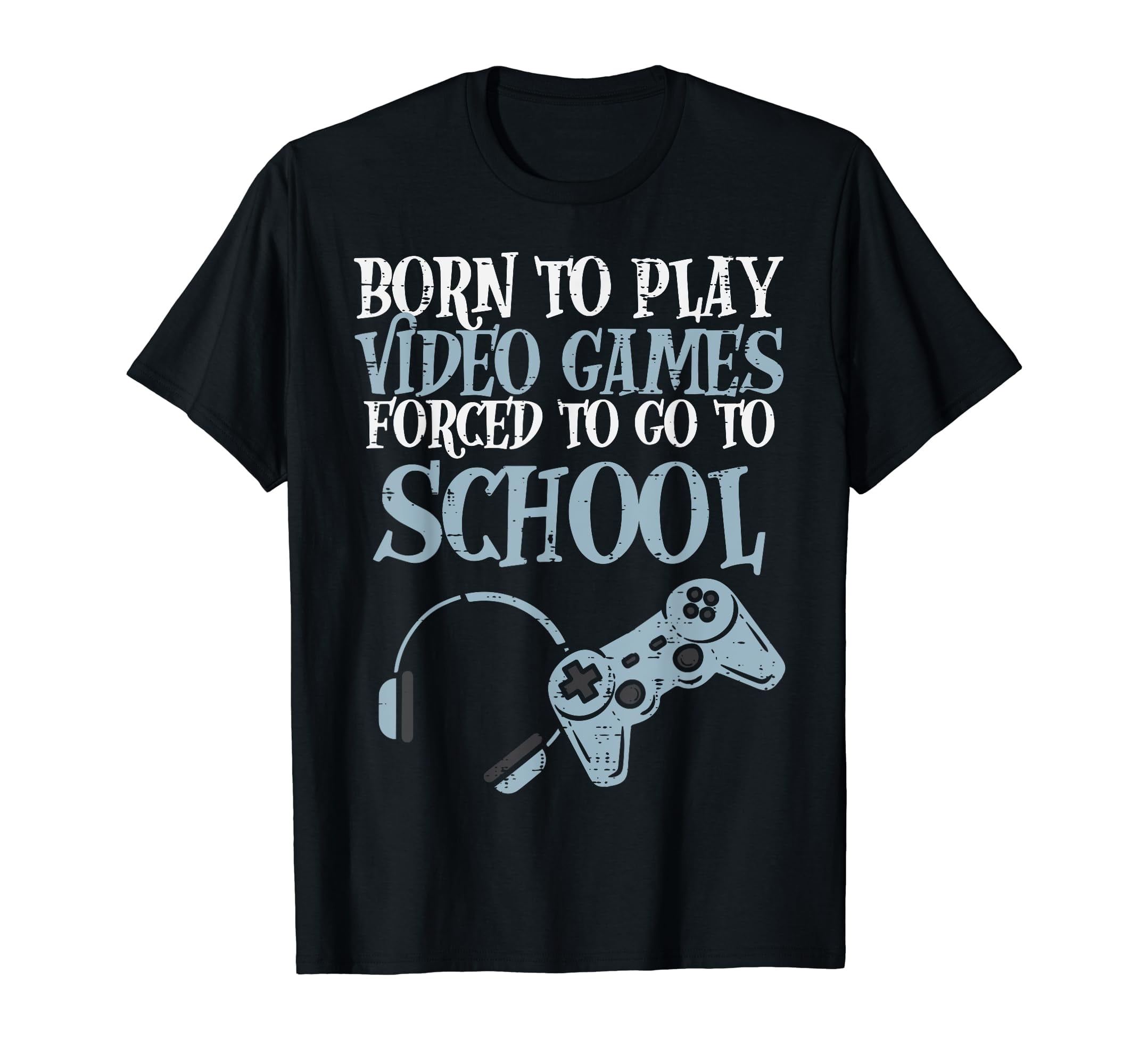 Gamer Born Play Video Game Fun Gaming Men Boys Kids Youth Men Vintage T ...