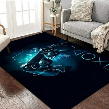 Gaming Rug for Boys Bedroom, Video Game Carpet with Gaming Theme Design ...