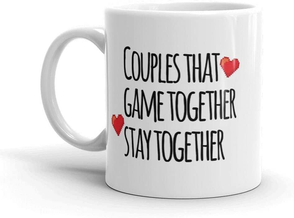 Gamer Couple Gifts- Couples that Game together Stay Together- Gamer Mug ...