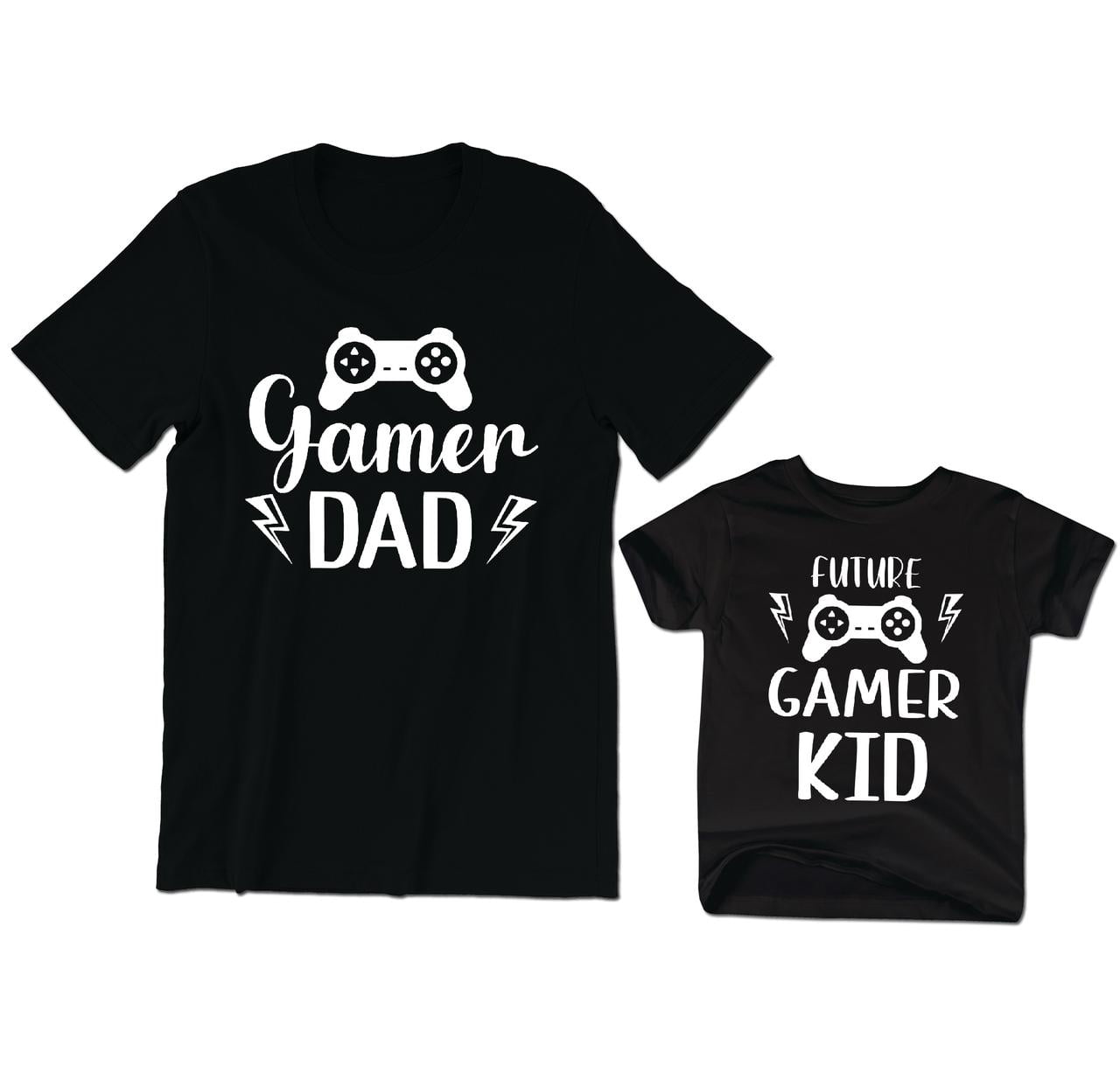 Gamer Dad Men's T-Shirt Videogame Funny Graphic Future Gamer Kid ...