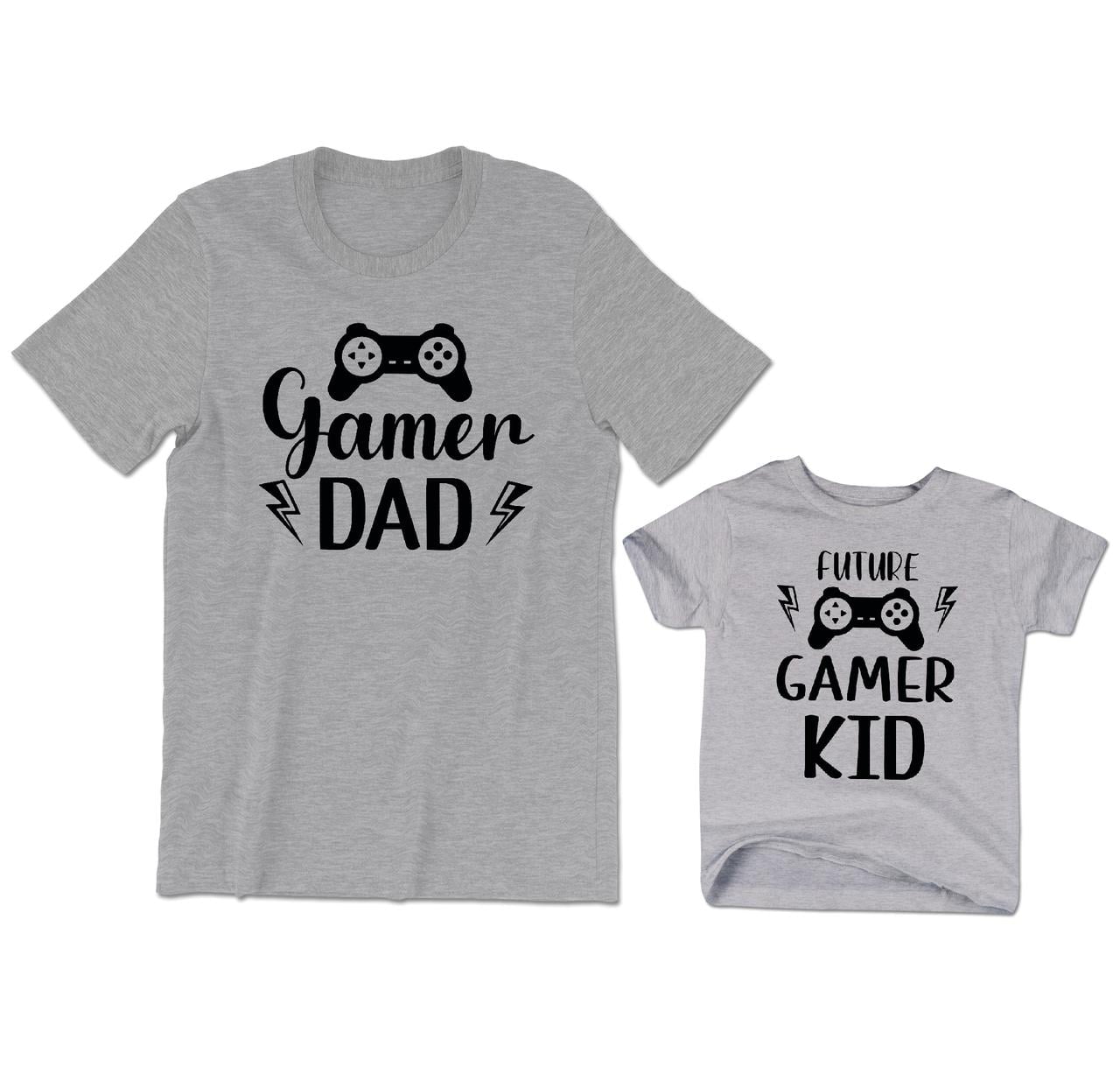 Gamer Dad Men's T-Shirt Videogame Funny Graphic Future Gamer Kid Toddler Shirt Youth - Walmart.com