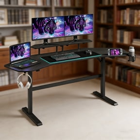 Shop Curved Desks for Home Office and Gaming in Modern Styles