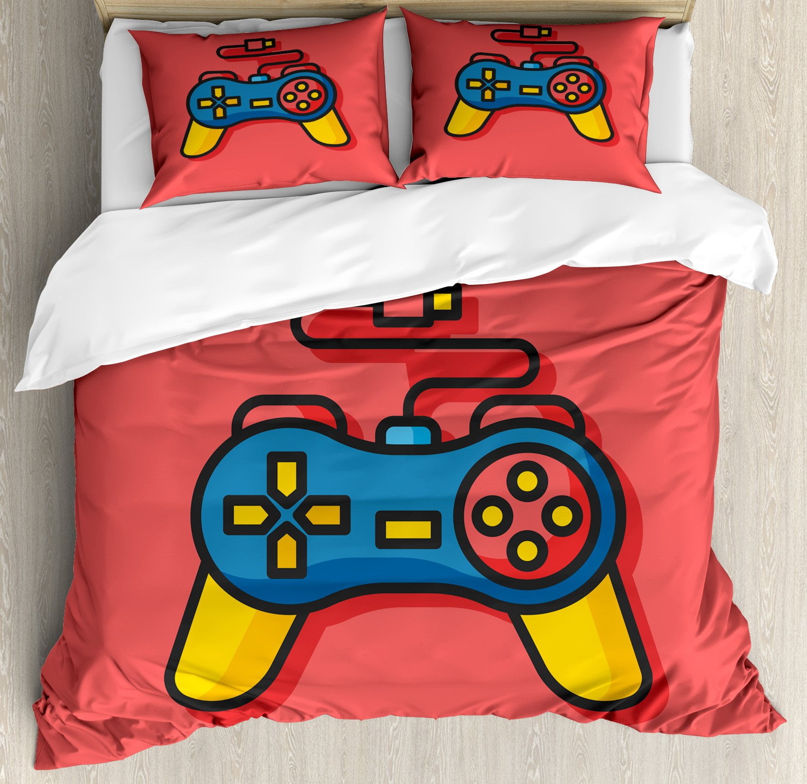 Gamer Duvet Cover for Boys Gaming Cool Games Gamepad Bedding Kids Teen ...