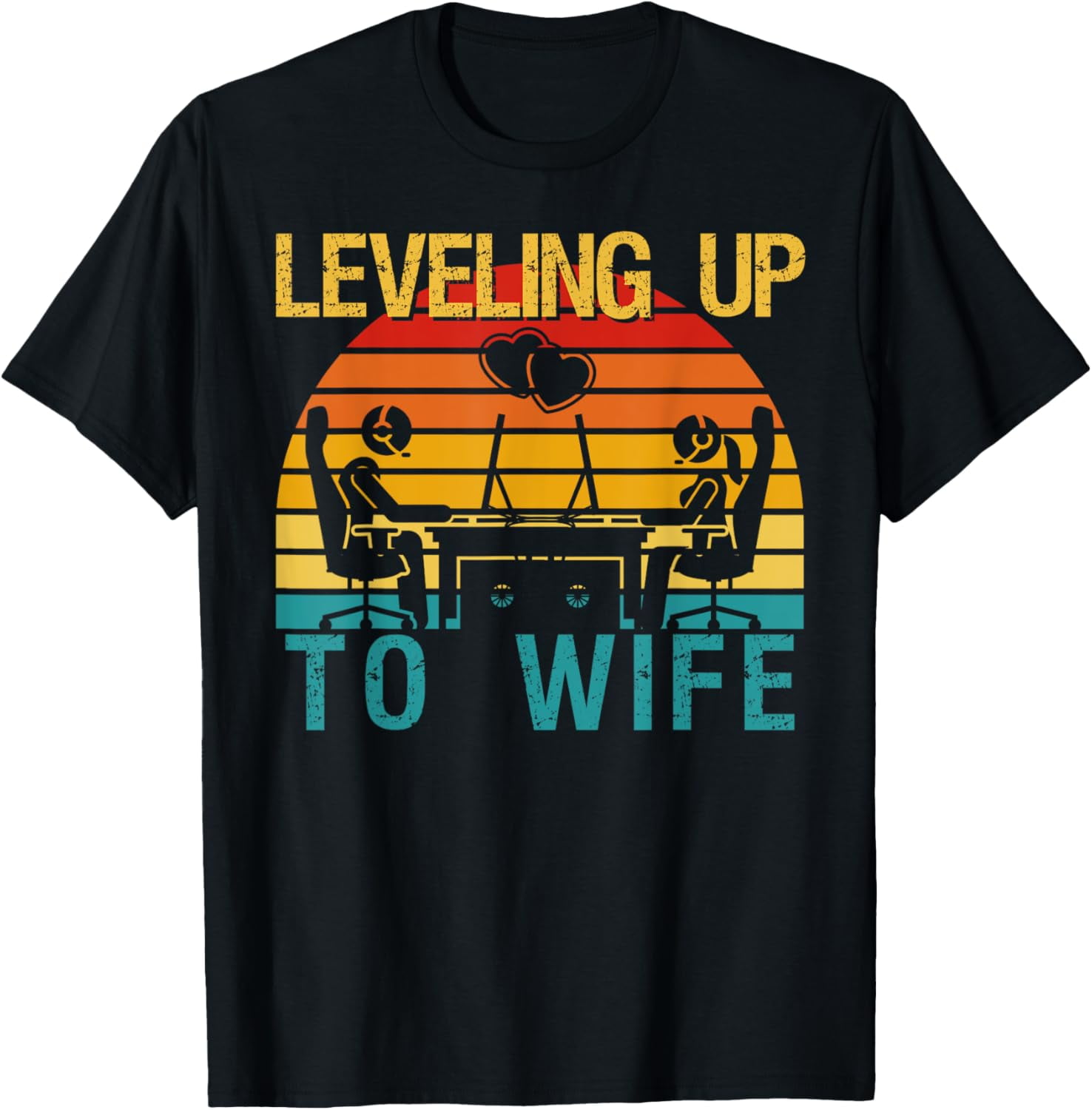 Gamer Engagement Future Mr & Mrs Leveling Up To Wife T-Shirt - Walmart.com