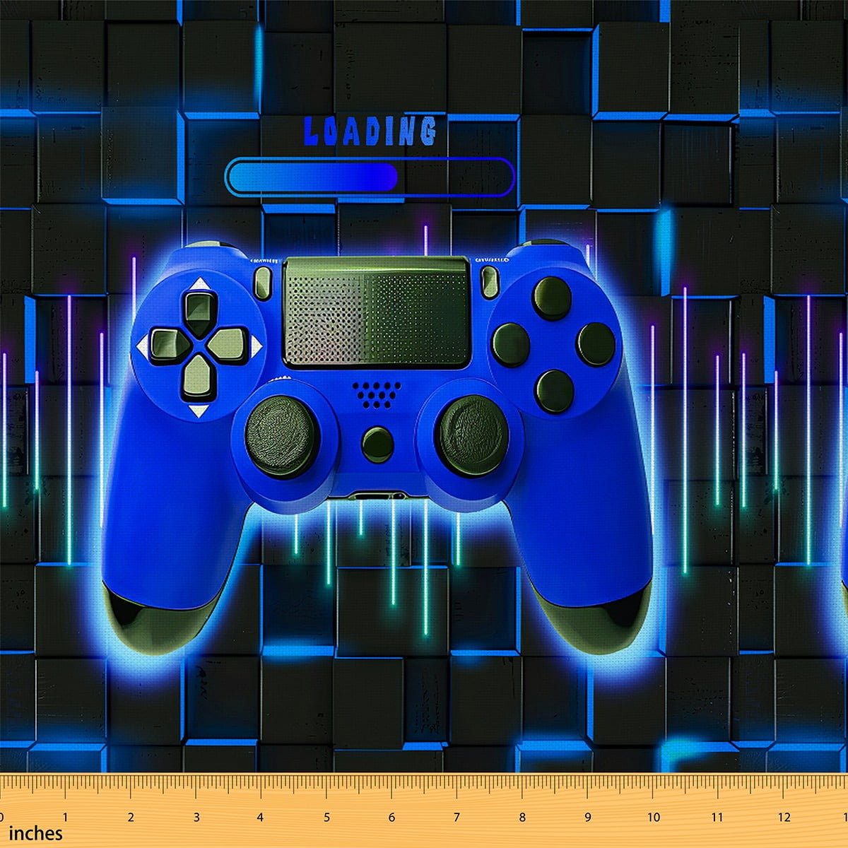 Gamer Fabric By The Yard for Boys Kids,Video Game Upholstery Fabric ...