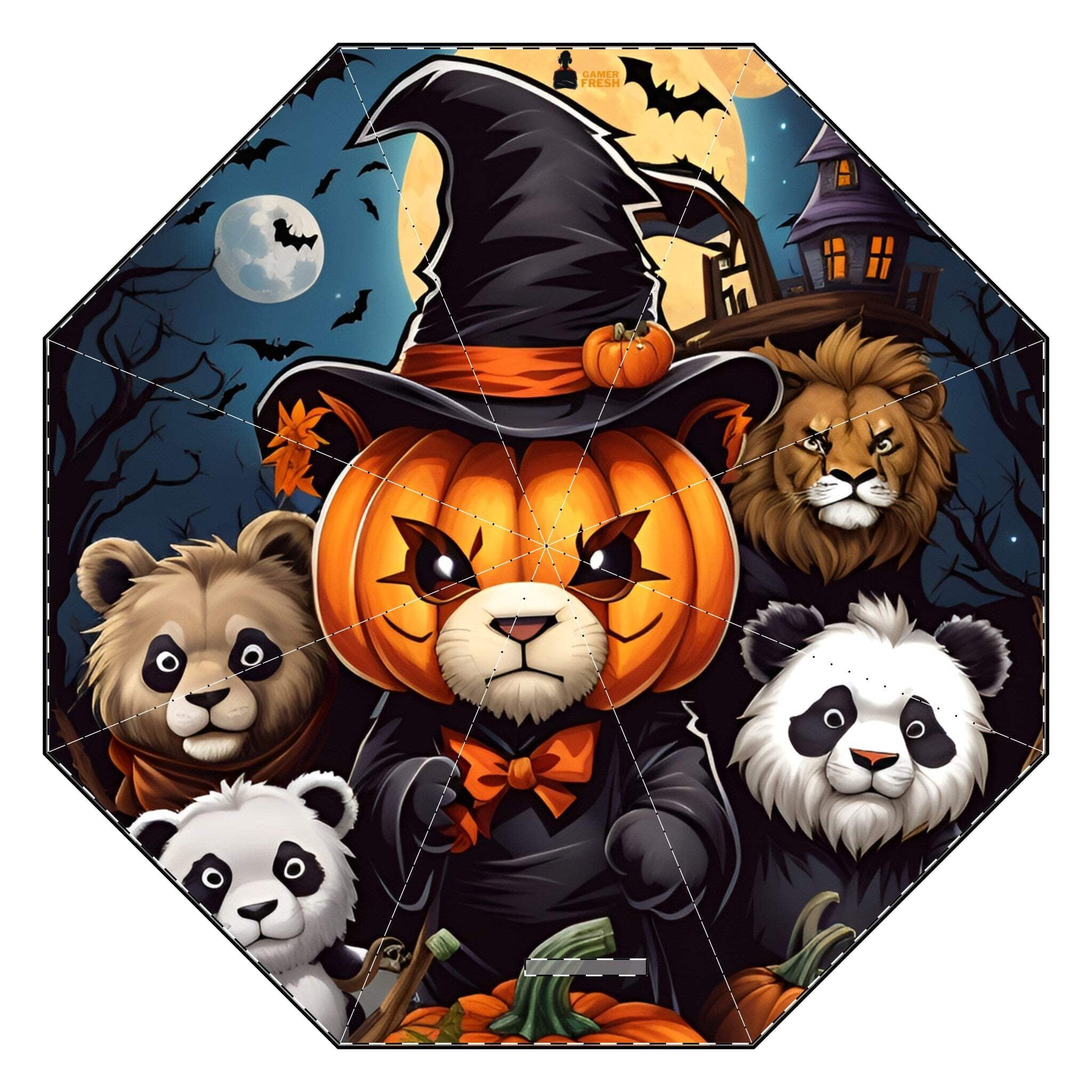 Gamer Fresh | Pandalion's Wicked Wonder | Halloween Edition | Dark Red ...