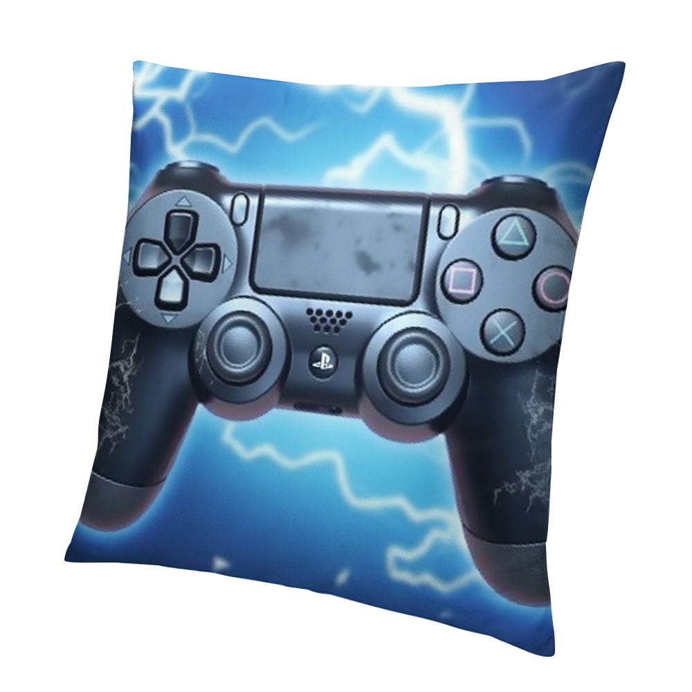 Gamer Gaming Pillow Covers Watercolor Lightning Starry Sky Reversible Throw Pillow Covers Cases ...