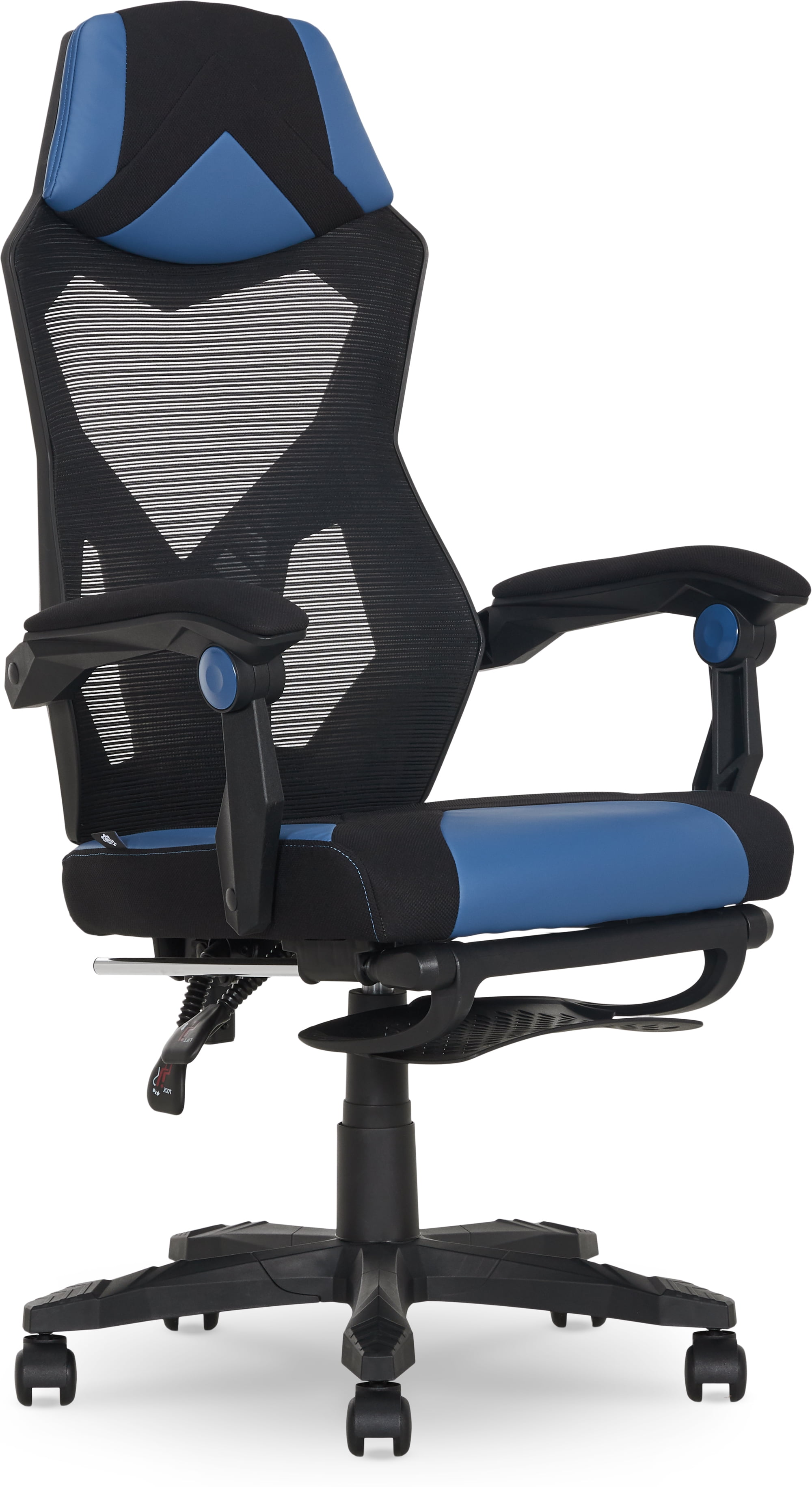Gamer Gear Gaming Chair with Extendable Leg Rest, Breathable Gamer Gear Gaming Chair with Extendable Leg Rest, Breathable