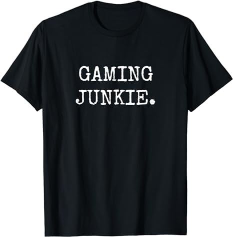 Gamer Gifts For Men Boys Video Gaming Junkie Gamer T-Shirt - Walmart.com