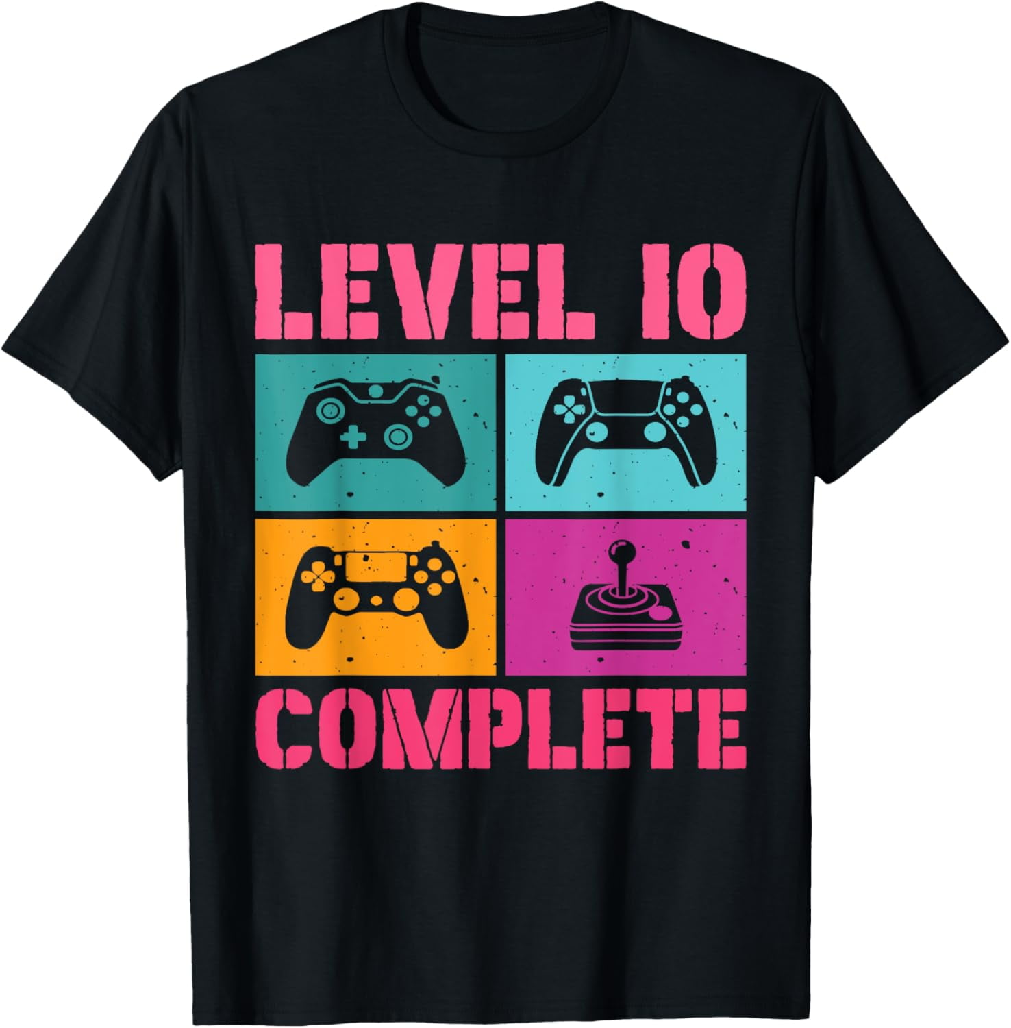 Gamer Girl Level 10 Complete Funny 10th Wedding Anniversary T-Shirt ...