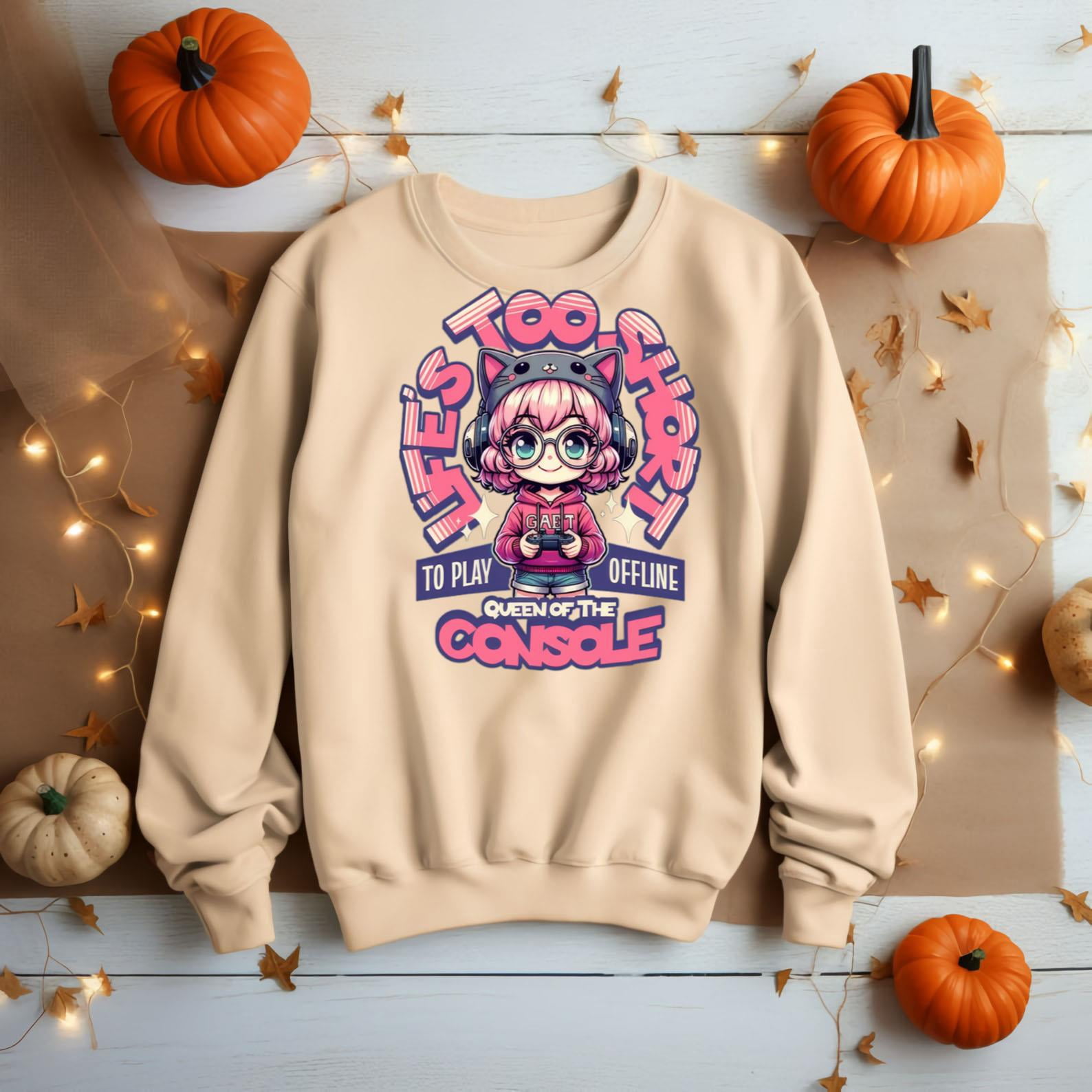 Gamer Girl Shirt, Fun and Bold Gaming Design, Size S - 3XL -T1 ...