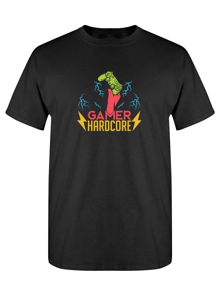 Gamer Hardcore T-Shirt Men -SPIdeals Designs, Male 5X-Large - Walmart.com
