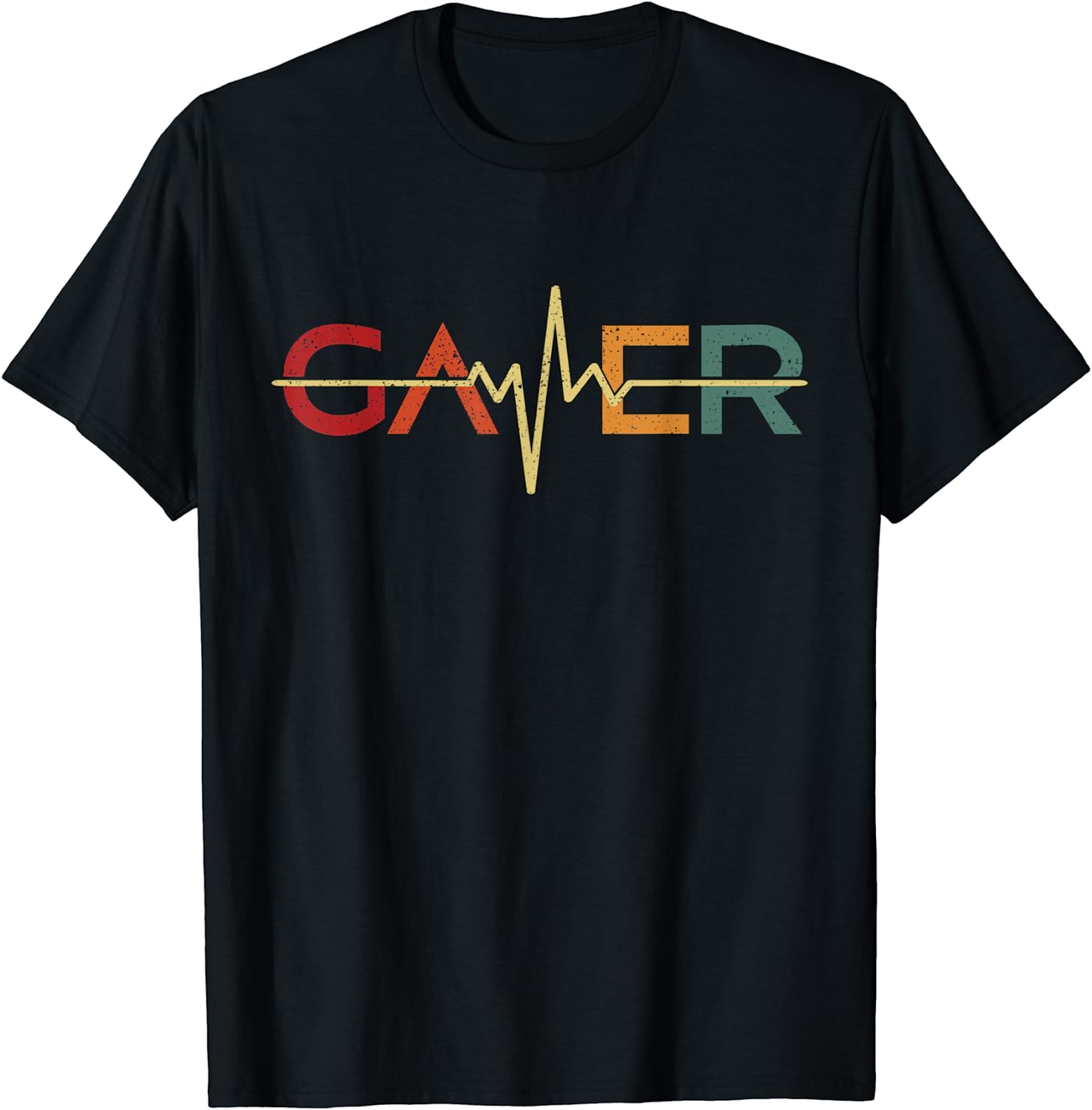Gamer Heartbeat Shirt Funny Video Games Lover Gift Boys Men T Shirt