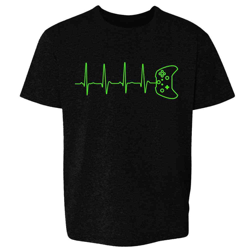 Gamer Heartbeat XB Video Game Controller Gift Kids & Youth Tee ...