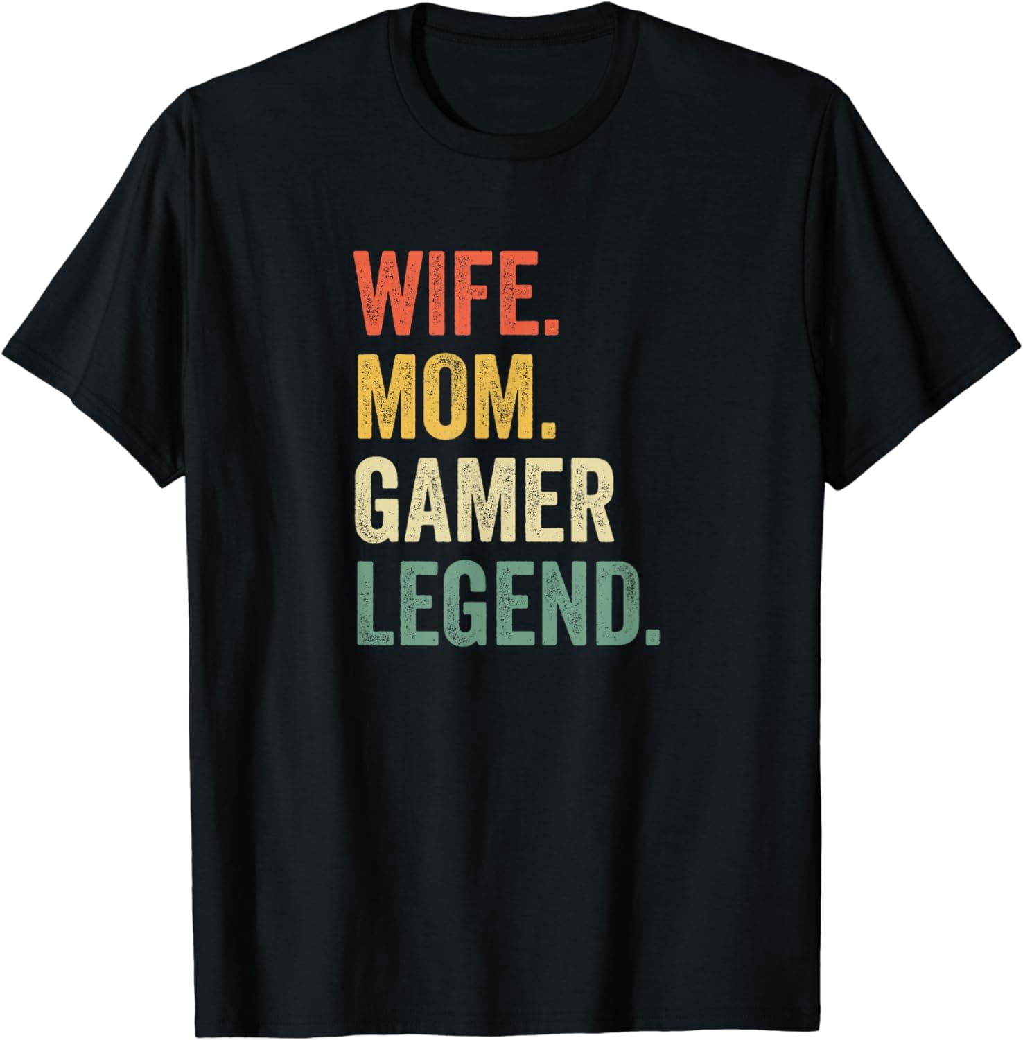 Gamer Mom Funny Wife Mom Video Game Legend Mother's Day T-Shirt ...
