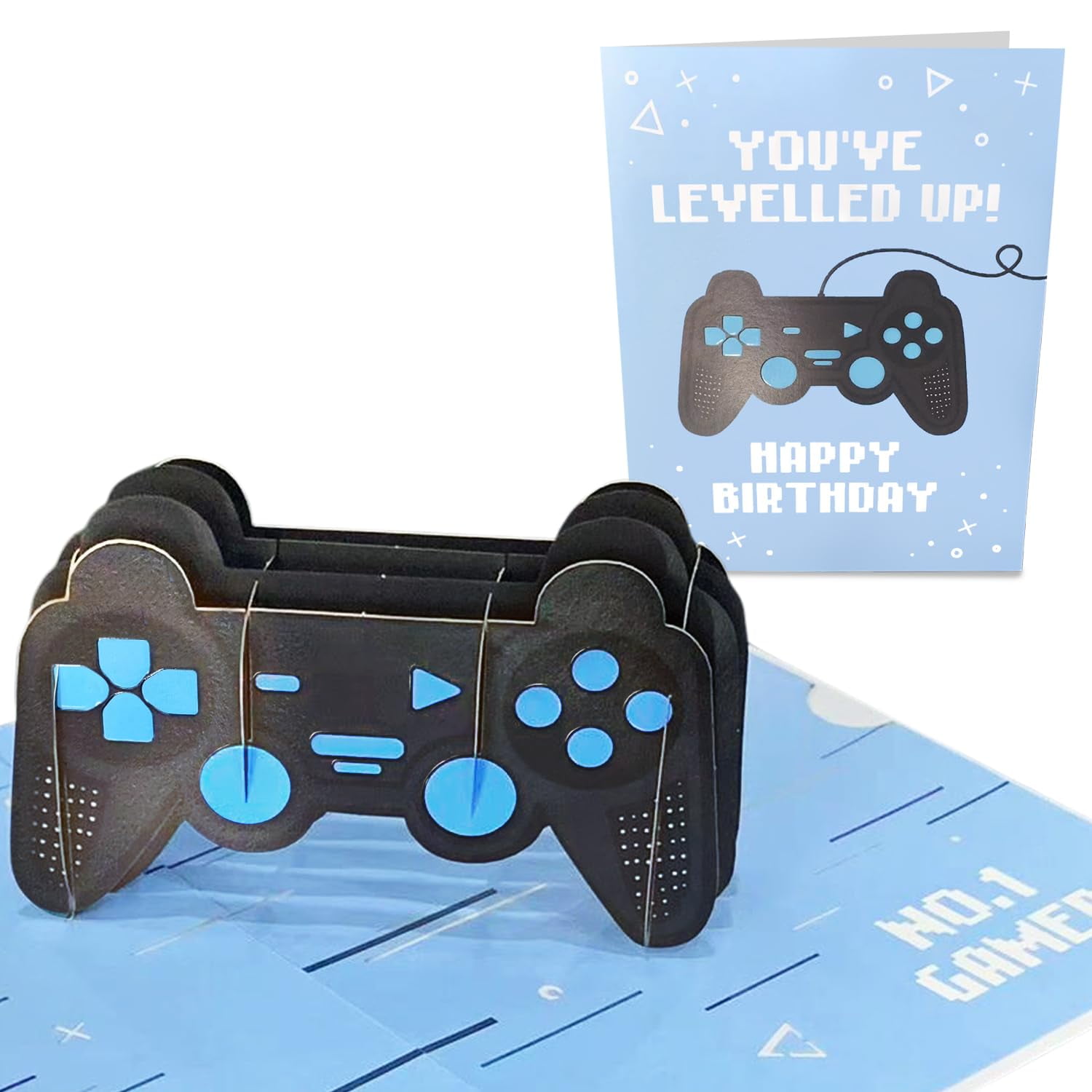 Central 23 Gamer Pop Up Card, Funny Birthday Card for Boys and Girls ...