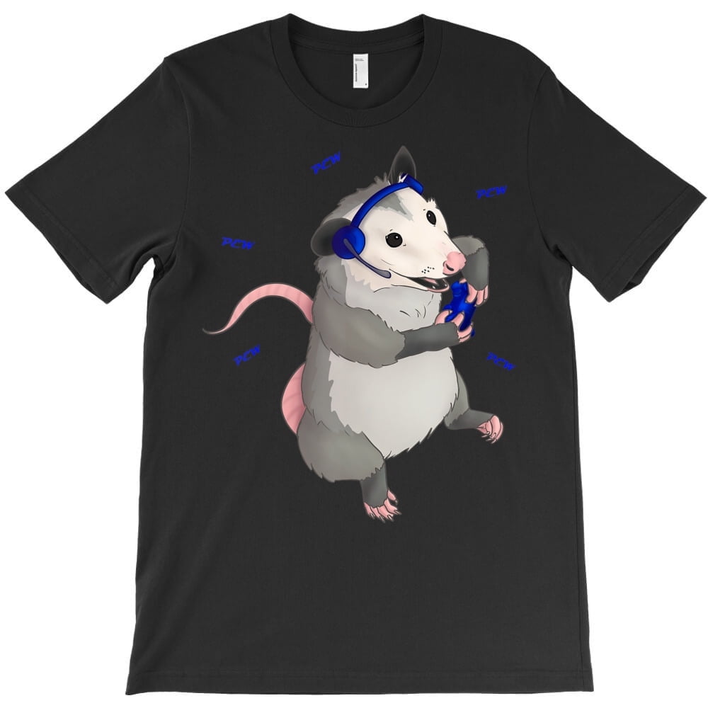 Gamer Possum Playing Video Games Funny Holiday Animal Graphic H8735 ...