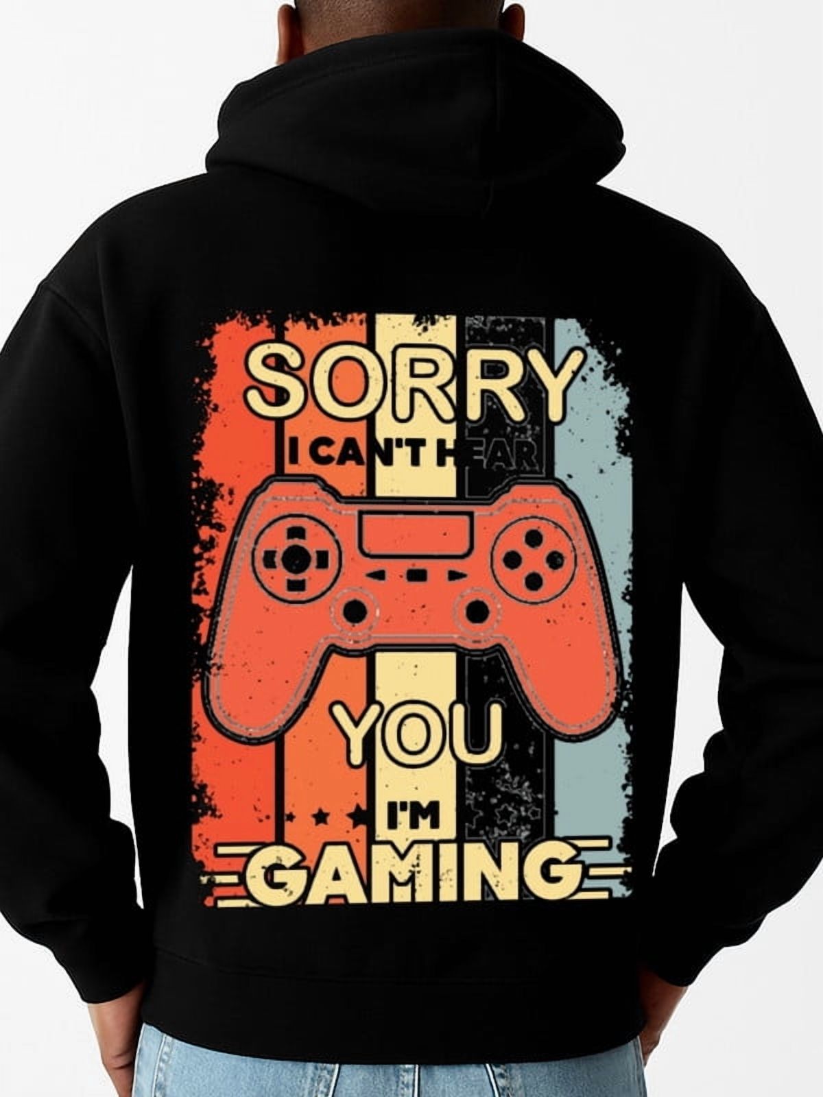 Gamer Pride hoodies & sweatshirt funny humor for men long sleeve black ...