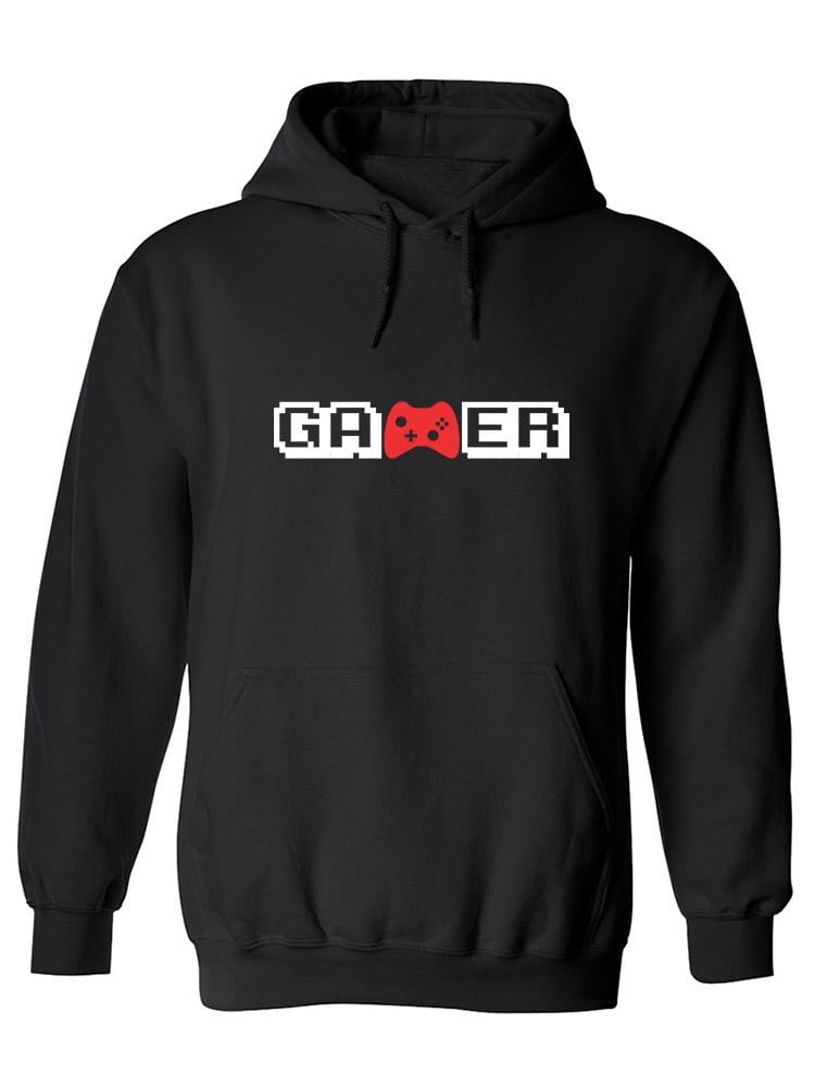 Gamer Quote And Controller Hoodie Men -SPIdeals Designs, Male Small ...