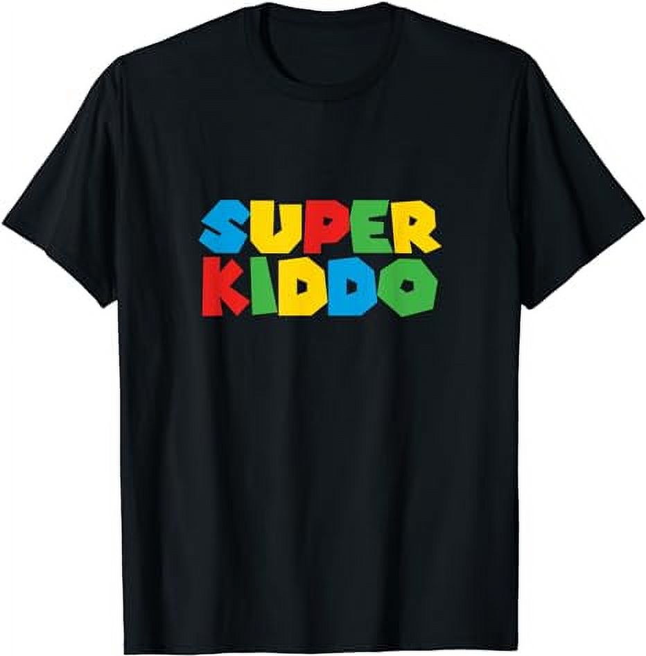 Gamer Son Super Kid Funny Gaming Kiddo - Matching Dad & Mom T-Shirt ...