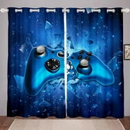 Gaming Curtains for Boys Bedroom Kids Gamer Room Decor Curtain 42W x ...