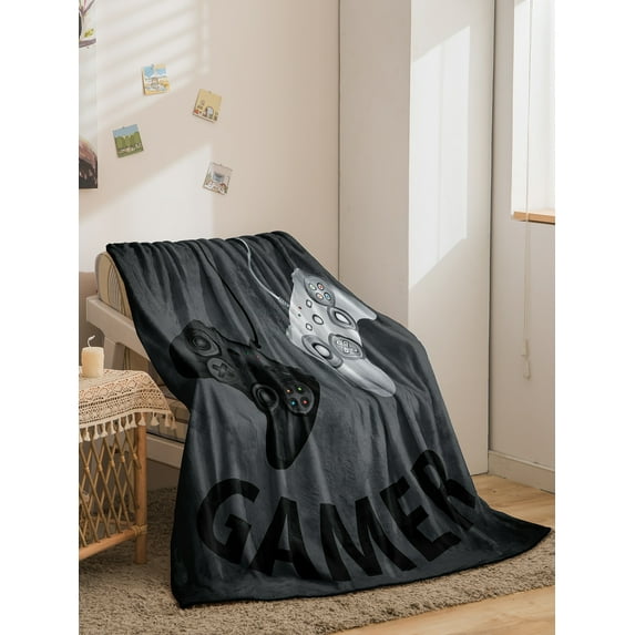 Gamer Throw Blanket Glow in The Dark, Game Toy Gifts for Teens Boys Men ...