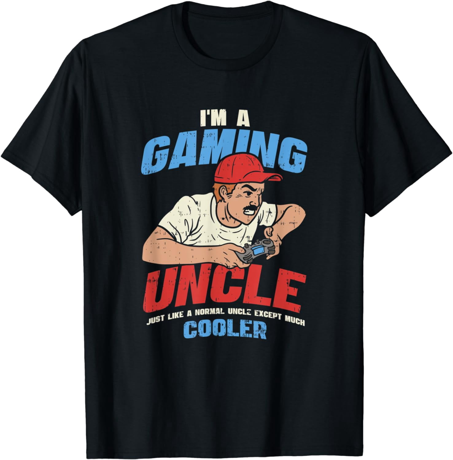 Gamer Uncle, Funny Gaming Gaming Dad T-Shirt - Walmart.com