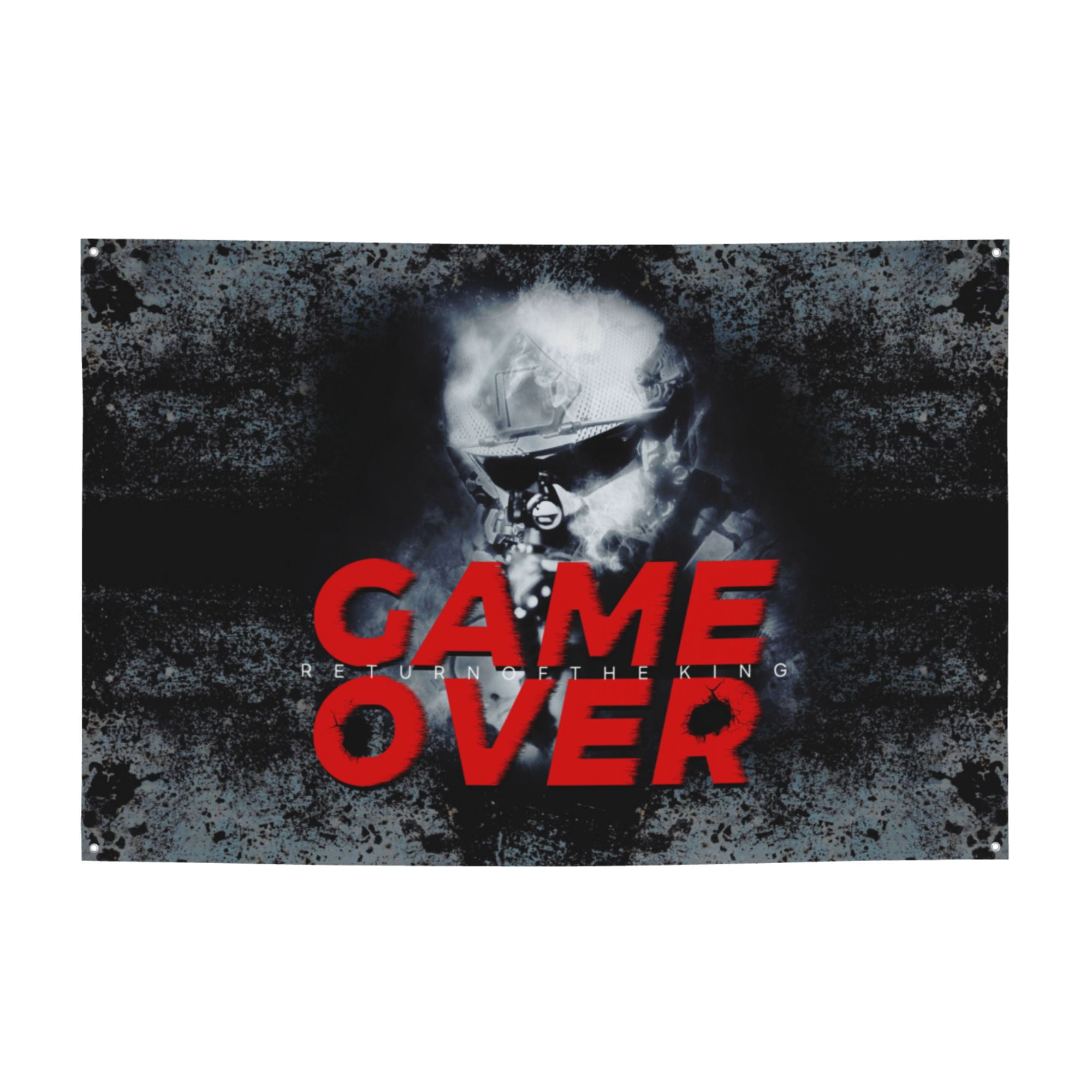Gamer Zone Game Over Sign Banner, Play Games Hanging Banners Backdrop ...